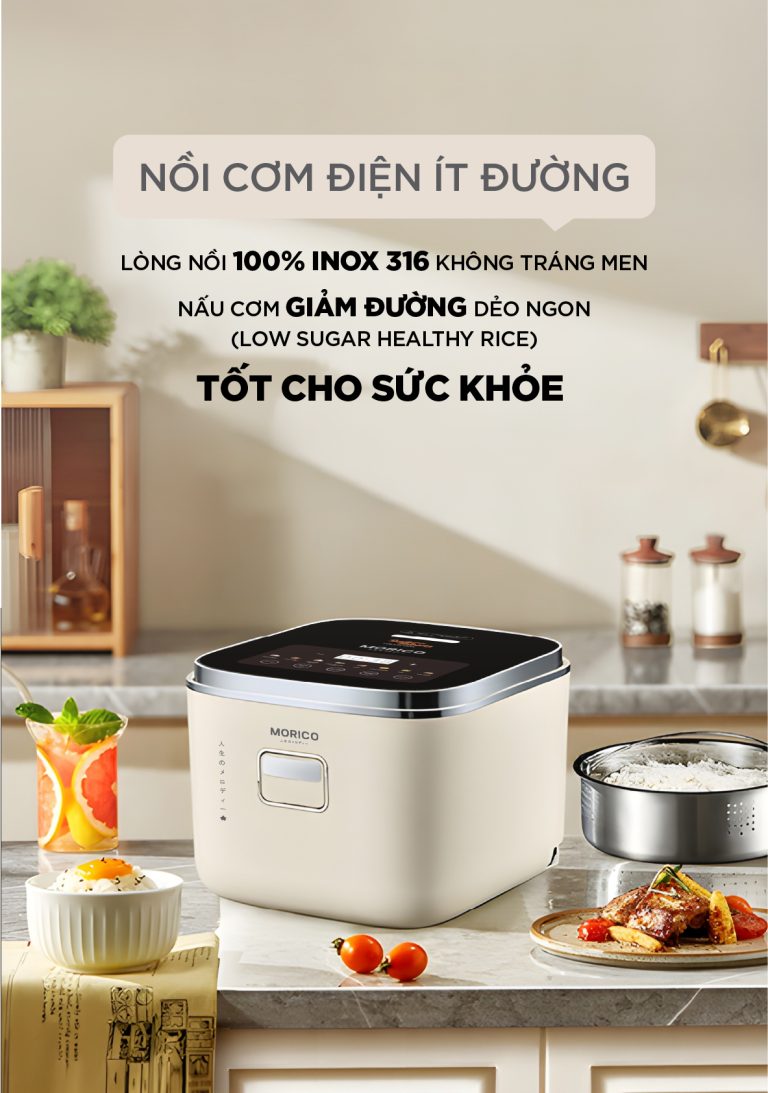 Nồi cơm ít đường MORICO MR600 - Morico Việt Nam