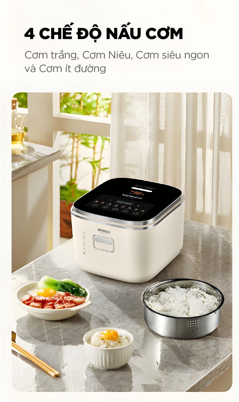 Nồi cơm ít đường MORICO MR600 - Morico Việt Nam