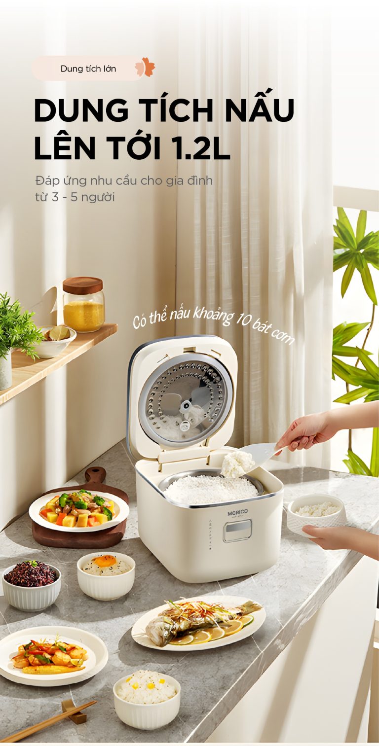 Nồi cơm ít đường MORICO MR600 - Morico Việt Nam
