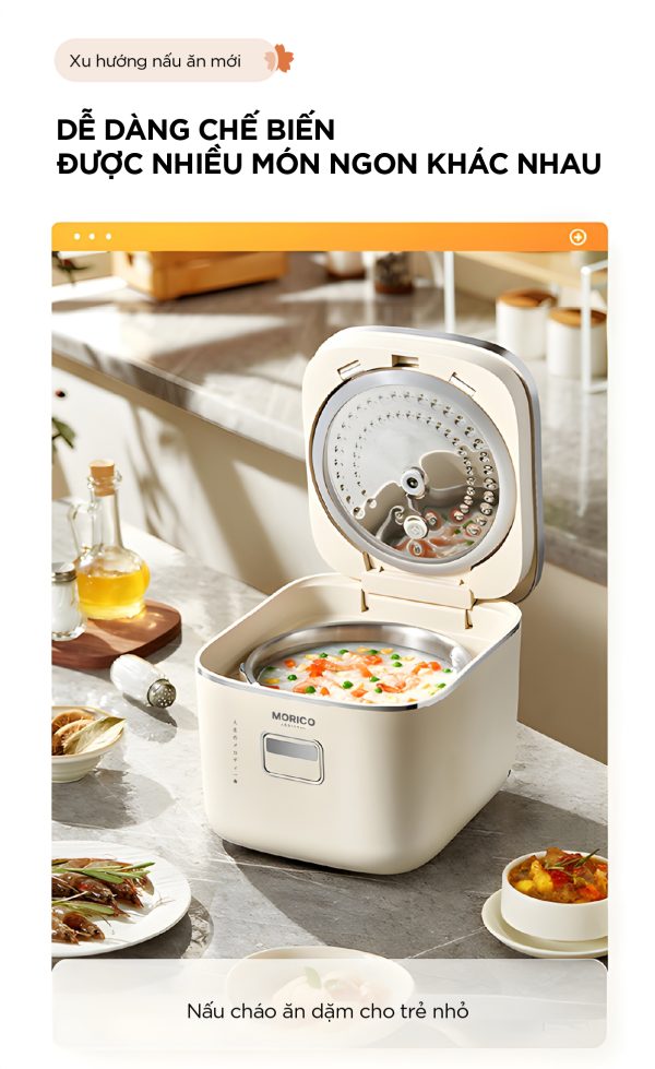 Nồi cơm ít đường MORICO MR600 - Morico Việt Nam