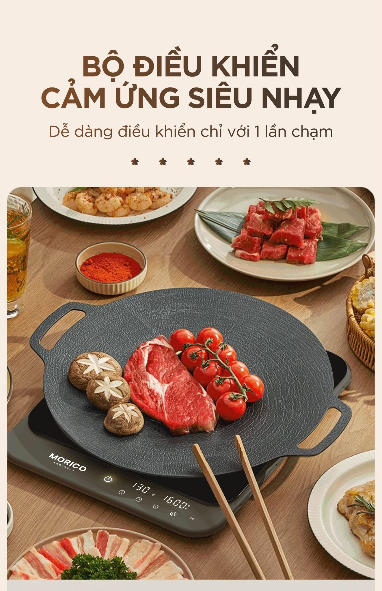 Bếp Từ Đơn Morico MI820 - Morico Việt Nam
