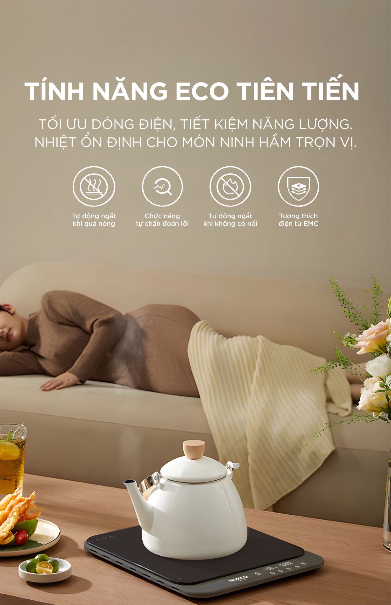 Bếp Từ Đơn Morico MI820 - Morico Việt Nam