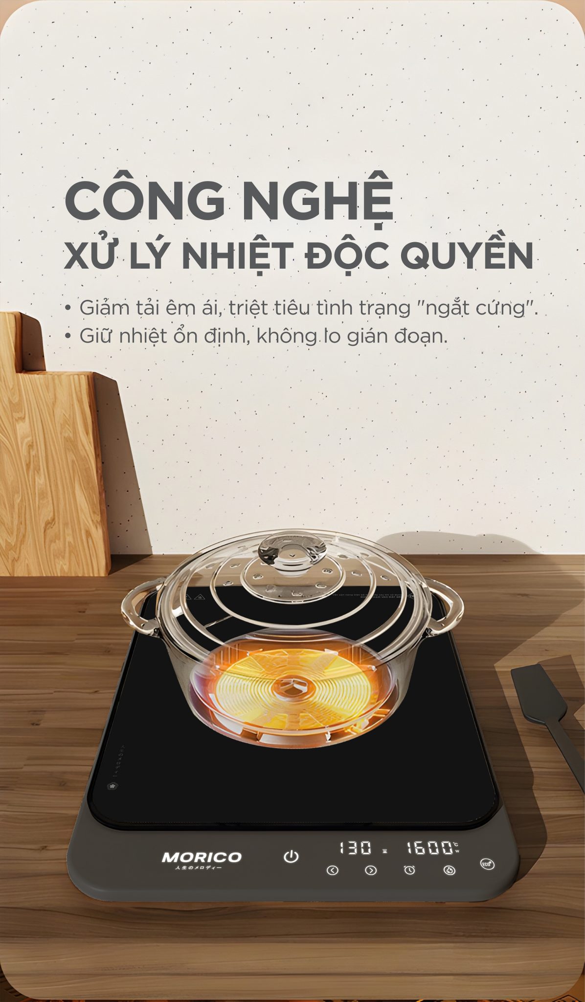 Bếp Từ Đơn Morico MI820 - Morico Việt Nam